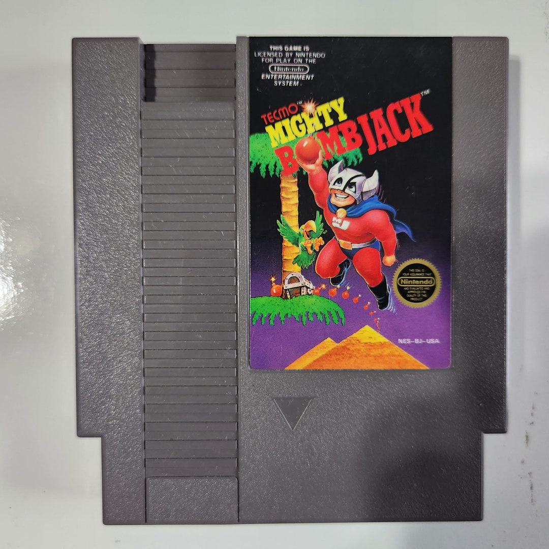 Mighty Bomb Jack NES 1987 Cartridge Only Cleaned & Tested Authentic - Etsy