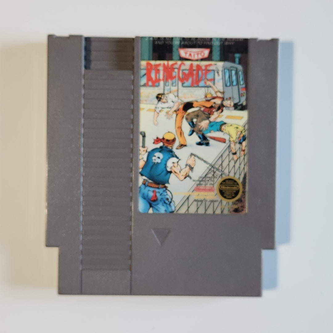 Renegade NES 1988 Cartridge Only Cleaned & Tested Authentic - Etsy