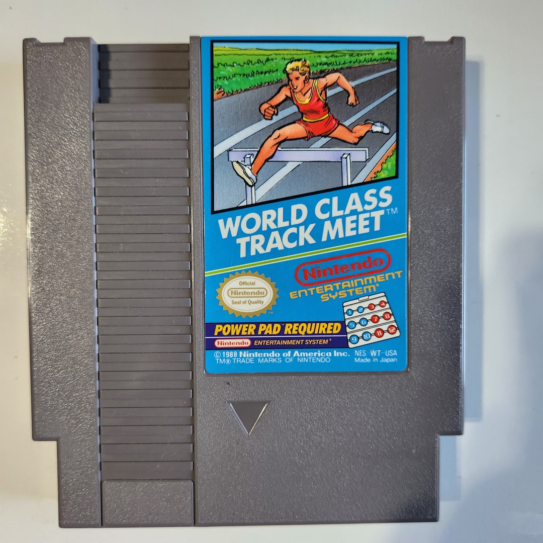 World Class Track Meet NES 1987 Cartridge Only Cleaned & Tested ...