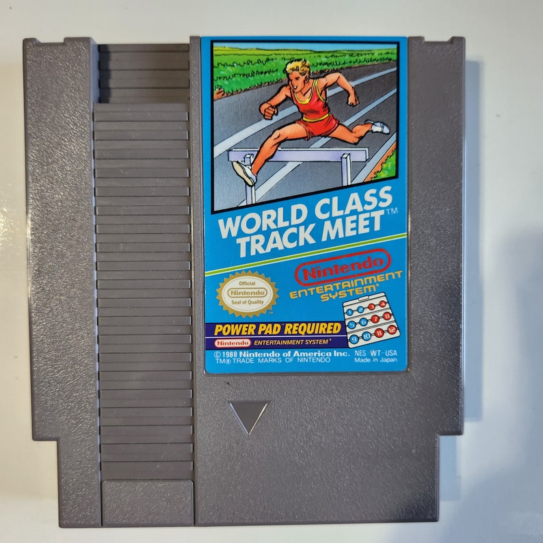 World Class Track Meet NES 1987 Cartridge Only Cleaned & Tested ...