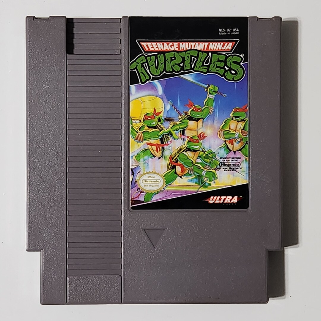 Teenage Mutant Ninja Turtles NES 1989 Cartridge Only Cleaned & - Etsy