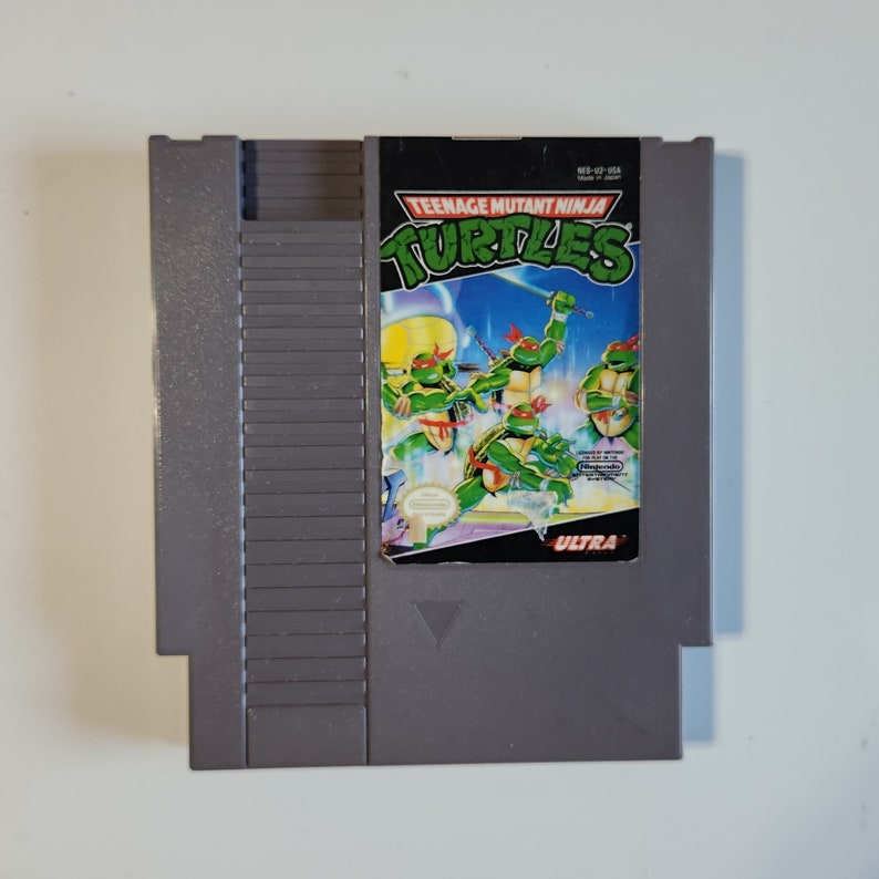 Teenage Mutant Ninja Turtles NES 1989 Cartridge Only Cleaned & Tested ...