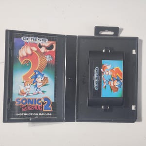 Sonic the Hedgehog 2 Sega 1992 Cartridge Only Cleaned & Tested ...