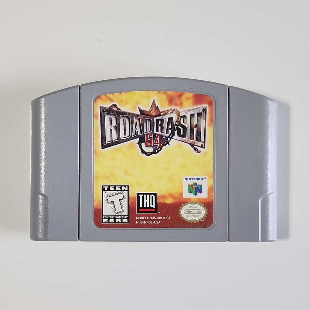 Road Rash 64 N64 1999 Cartridge Only Cleaned & Tested Authentic - Etsy