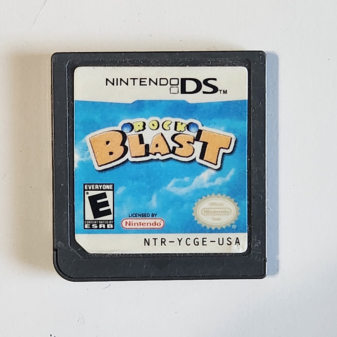 Rock Blast DS Cartridge Only Cleaned & Tested Authentic - Etsy