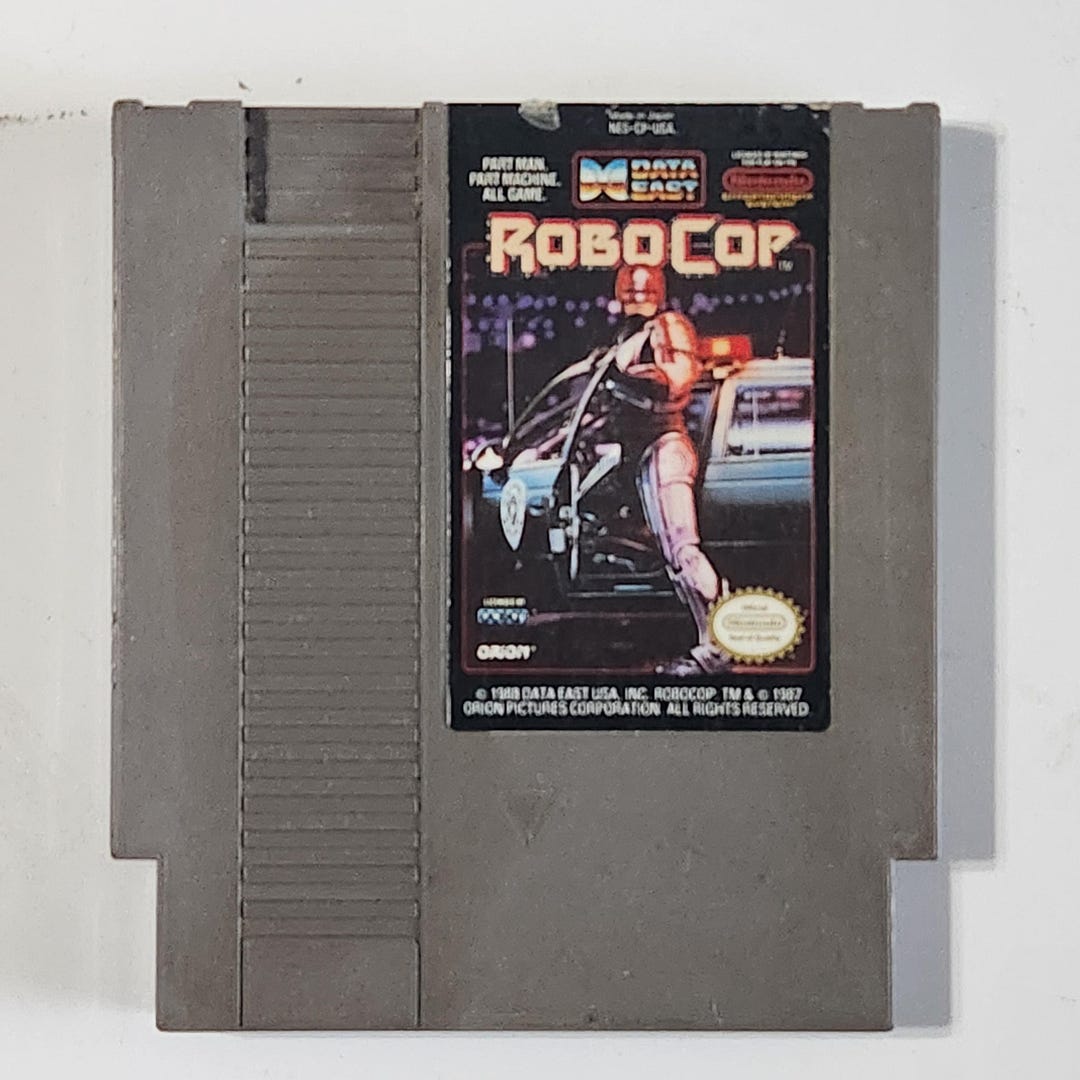 Robocop NES 1989 Cartridge Only Cleaned & Tested Authentic - Etsy