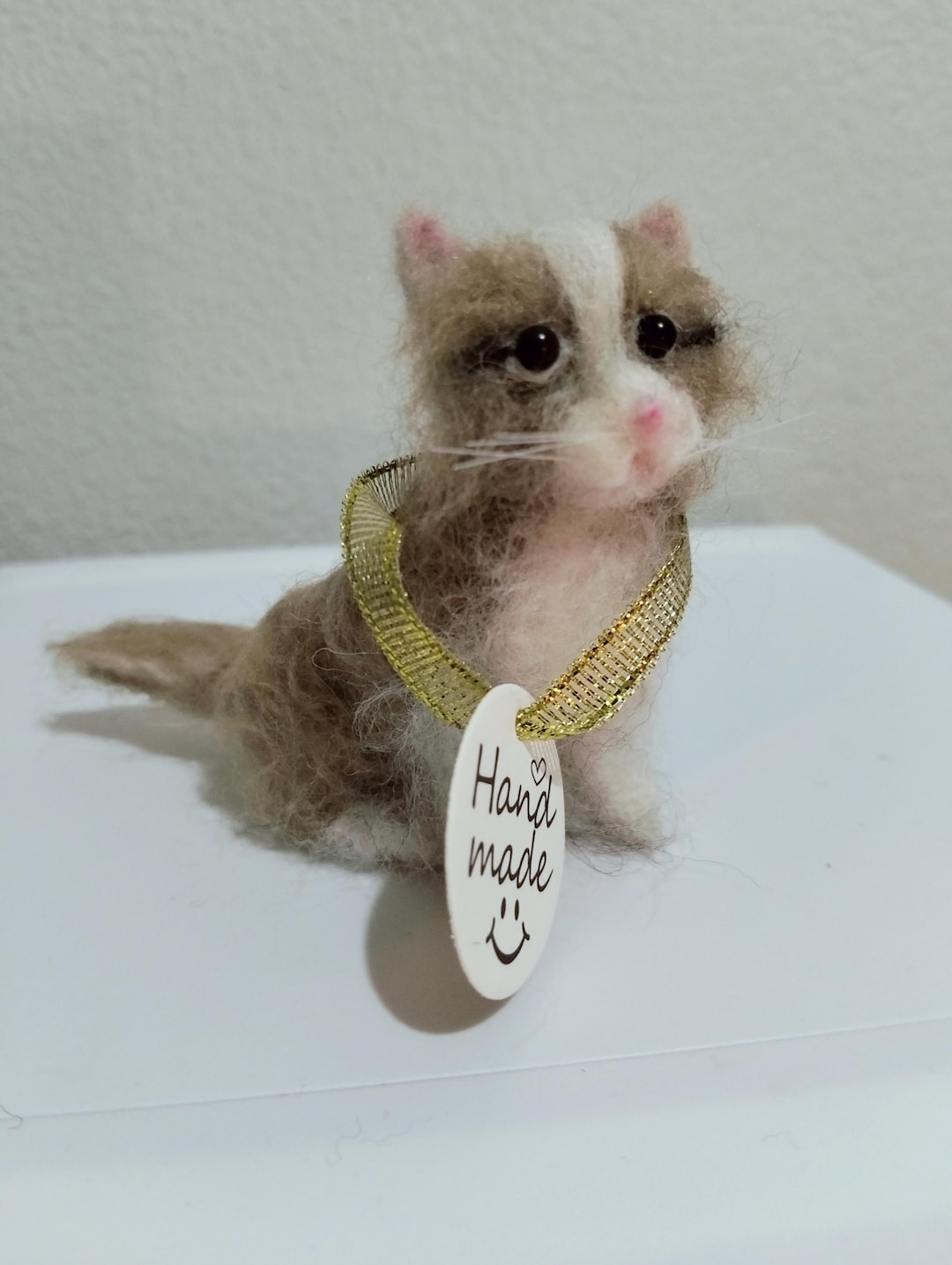 Cat, Needlefelting, Needlepoint Wool Felt Cat, Cat, Pets, Chat, Gatto ...