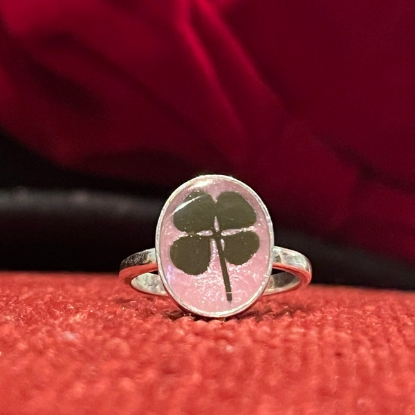 4 Leaf Clover Ring - Etsy