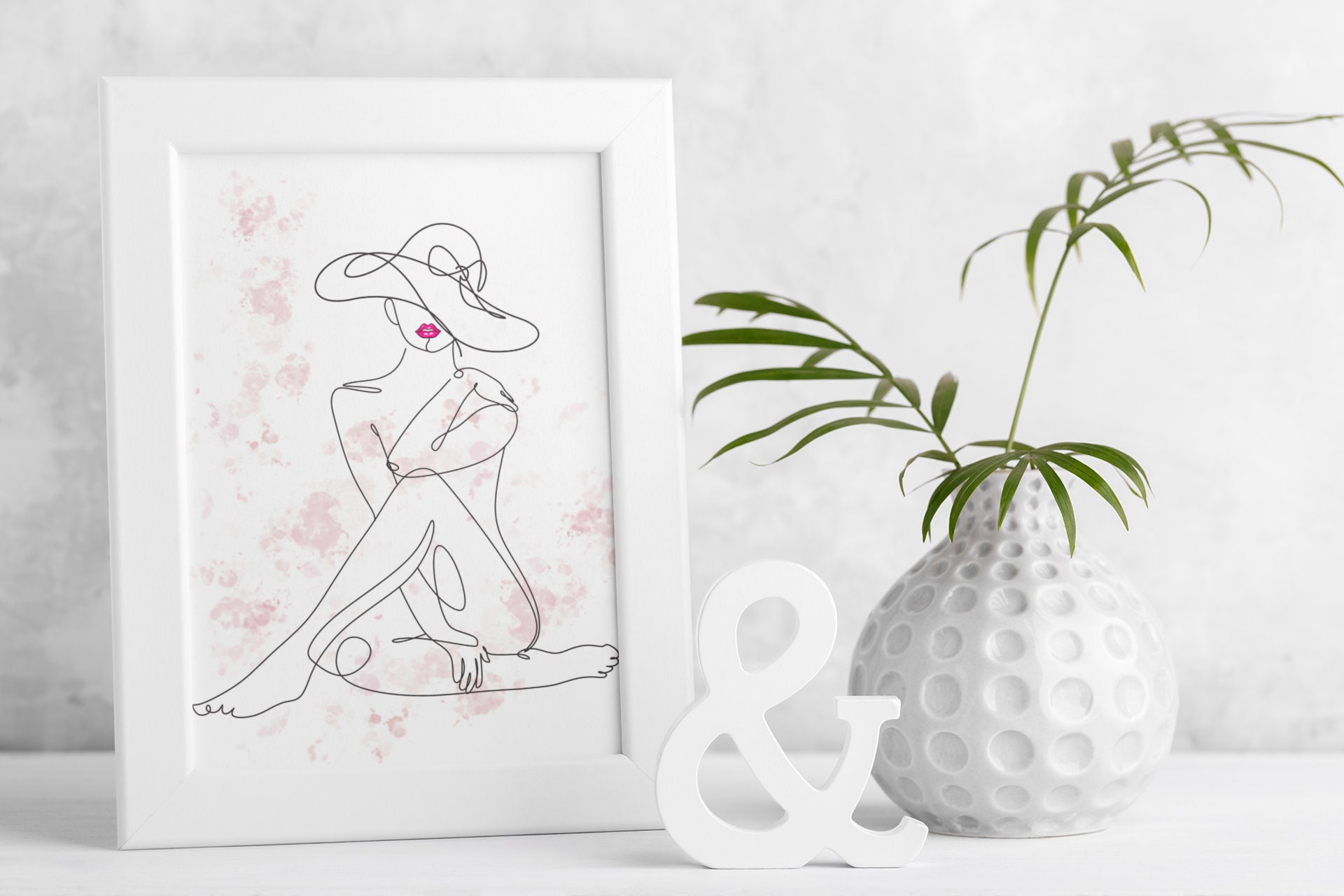 Minimalist Line Art Sexy Woman Art Nude Line Art Single - Etsy Australia