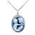 14K Yellow Gold Bell Conch Shell Cameo With Leather Blend Necklace With ...