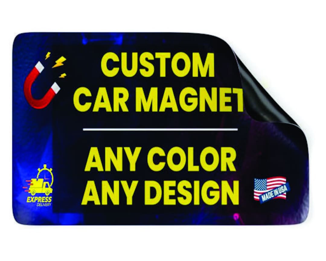 CUSTOM MAGNET SIGNS / High-quality / Full Color - Etsy