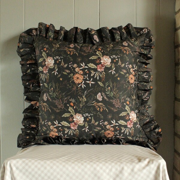 Ruffle Pillow - Etsy