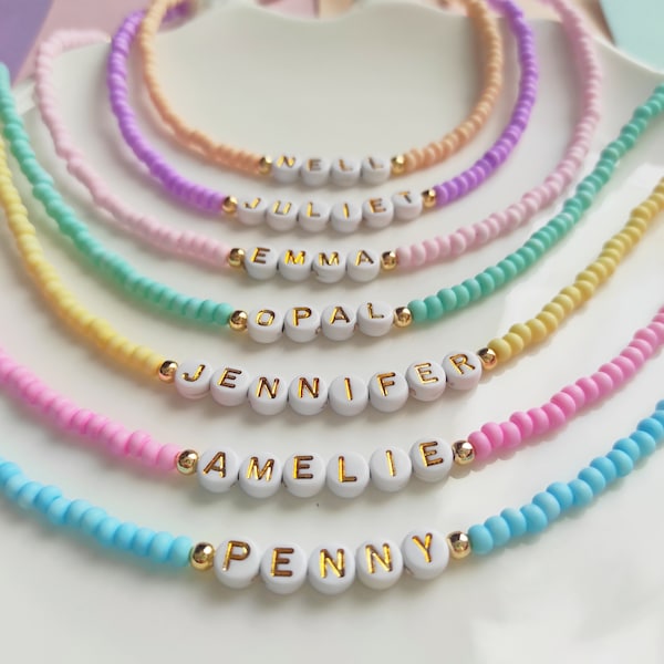 Kids Name Necklace - Etsy