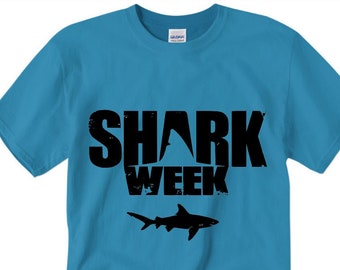 Shark Week Tshirt | Etsy
