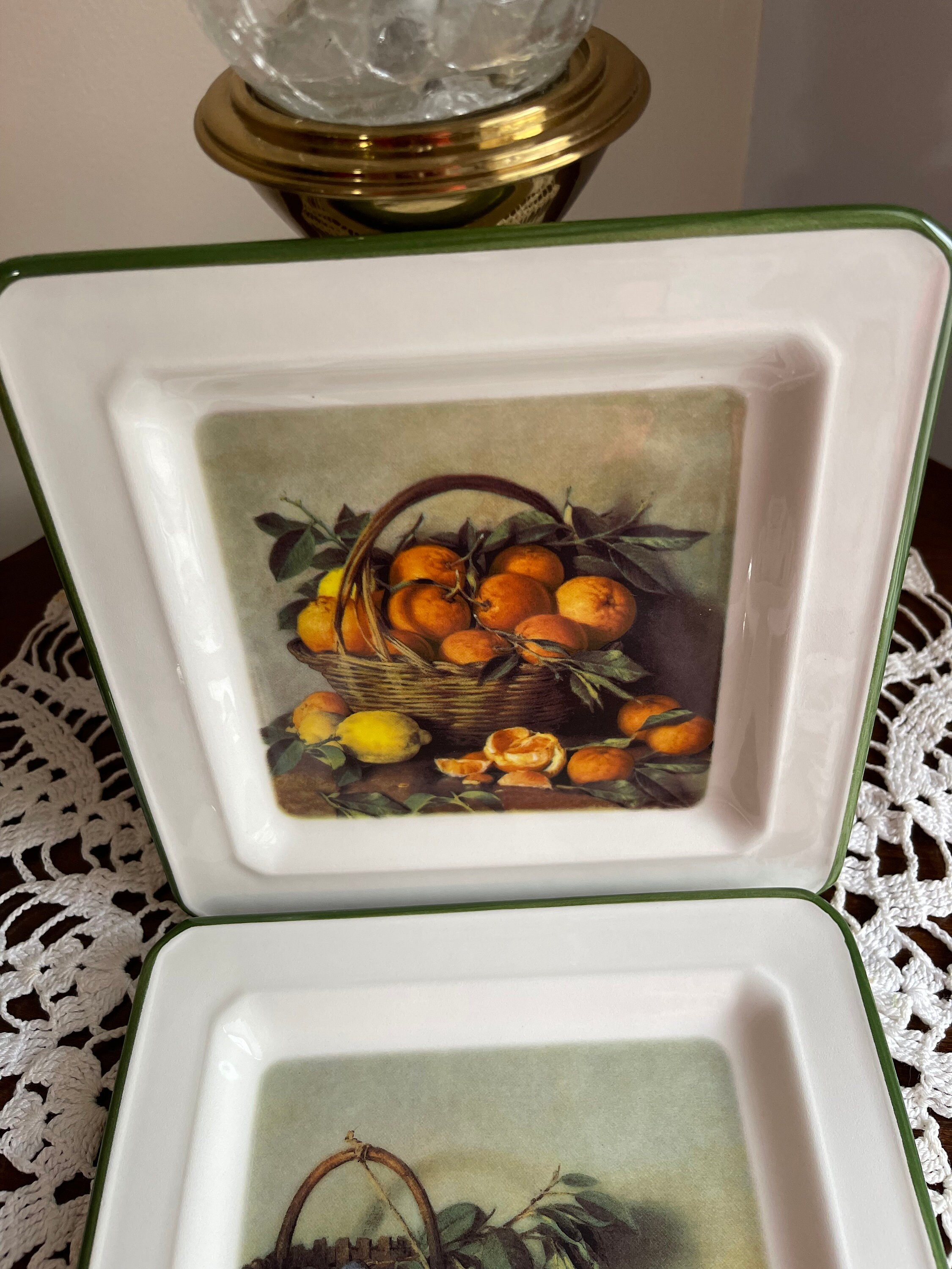 BRING ITALY HOME Vintage Beautiful Plates by Brunelli 7.75 - Etsy