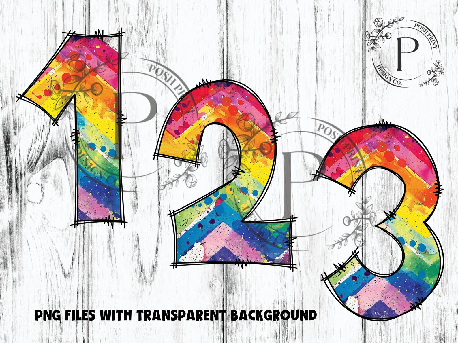 Rainbow Chevron Bulletin Board Letters, Alphabet Clip Art, PNG Files ...