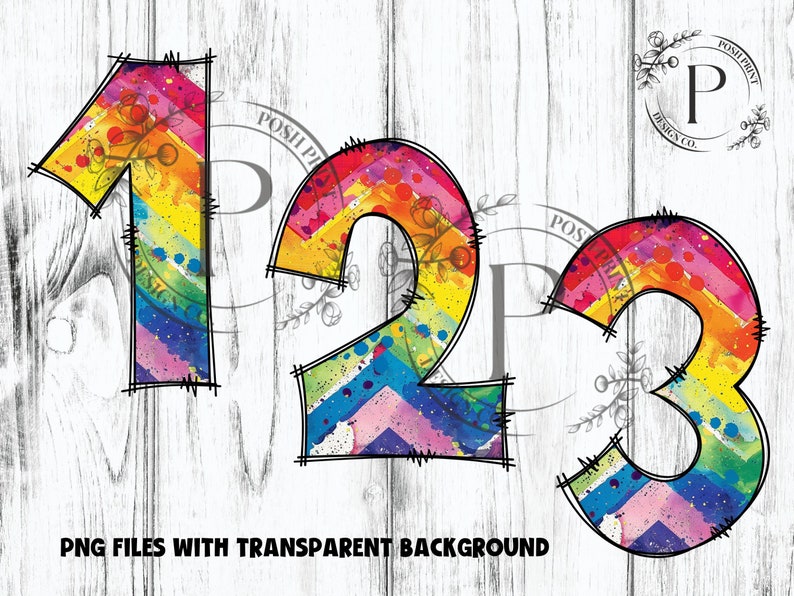 Rainbow Chevron Bulletin Board Letters, Alphabet Clip Art, PNG Files ...