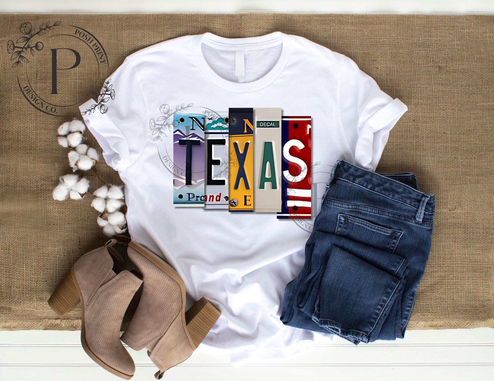 Texas PNG, Sublimation, License Plate, Sublimation Transfer, T-shirt ...