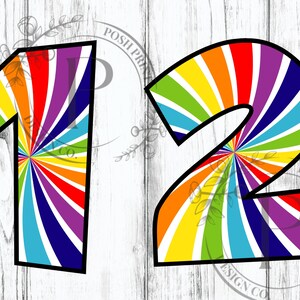 Rainbow Swirl Bulletin Board Letters, Rainbow Letters, Rainbow Alphabet ...