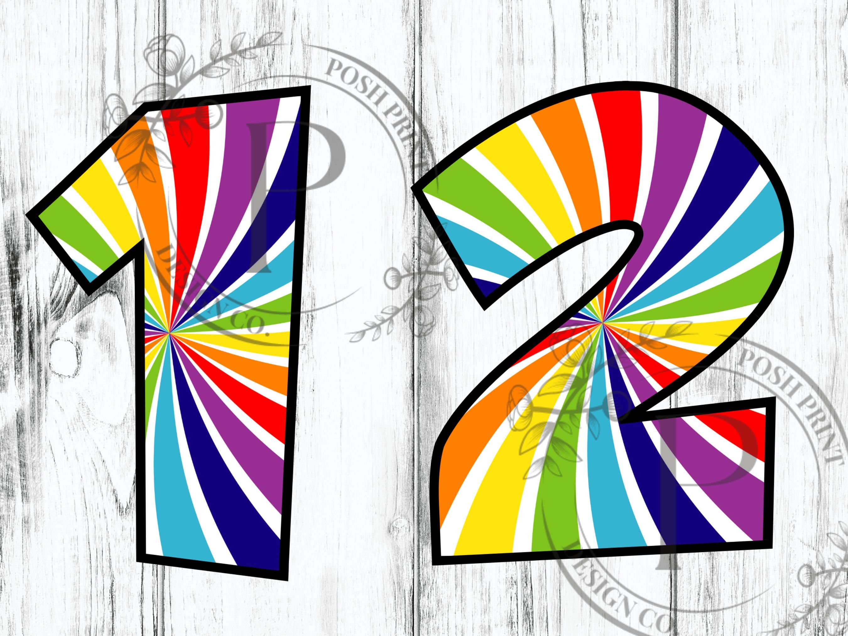 Rainbow Swirl Bulletin Board Letters, Rainbow Letters, Rainbow Alphabet ...