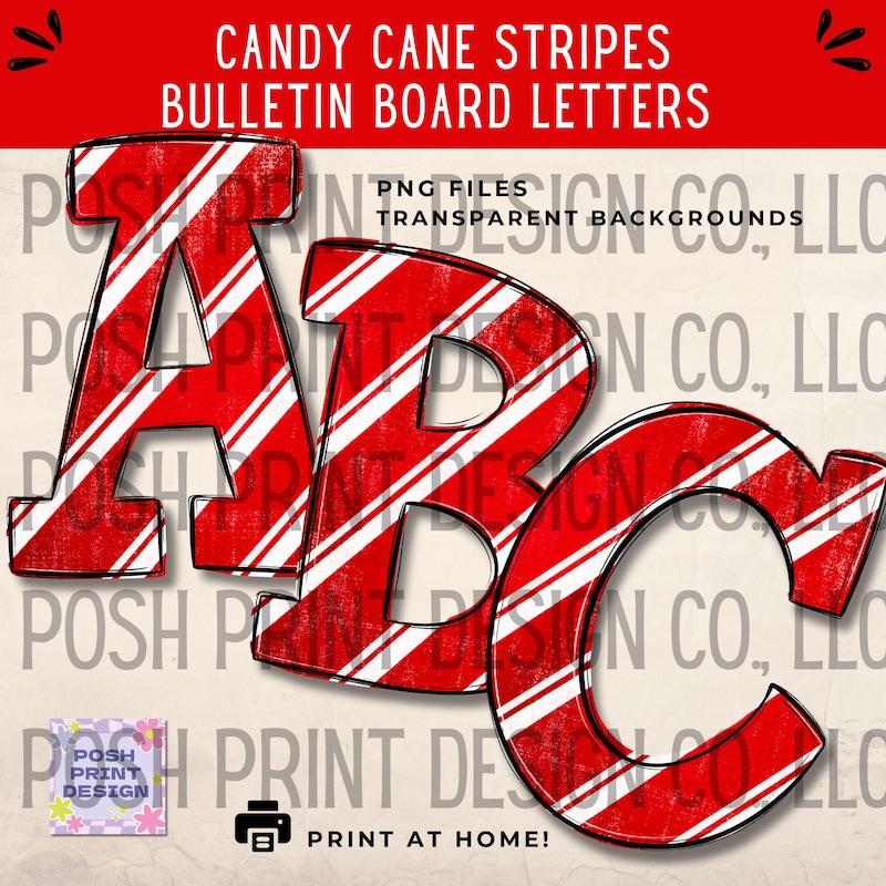 Candy Cane Bulletin Board - Etsy