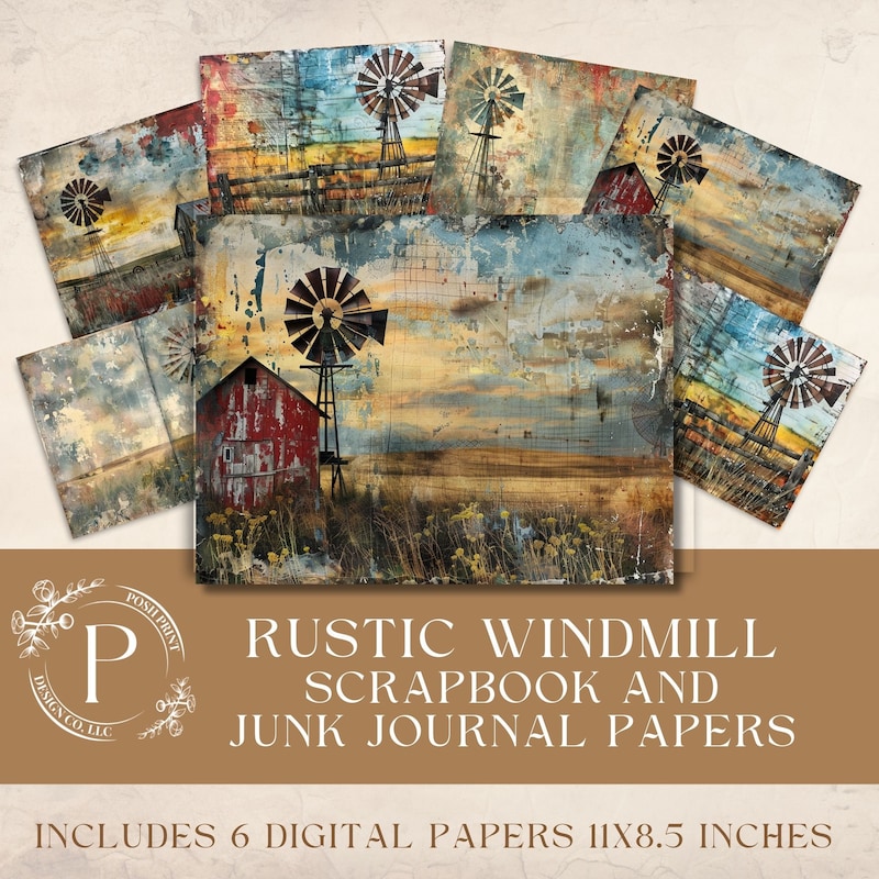 Rustic Windmill - Etsy
