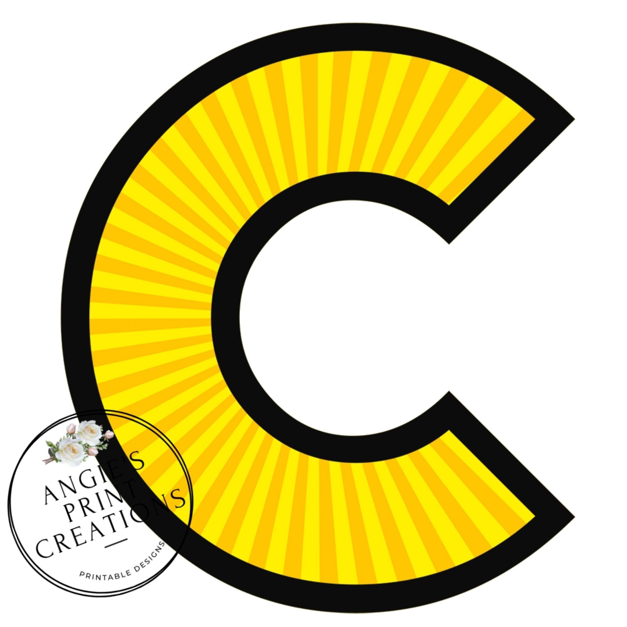 Super Hero/comic Bulletin Board Letters, Clip Art - Etsy