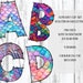 Mermaid Alphabet Clip Art, Bulletin Board Letters, PNG Files, Digital ...