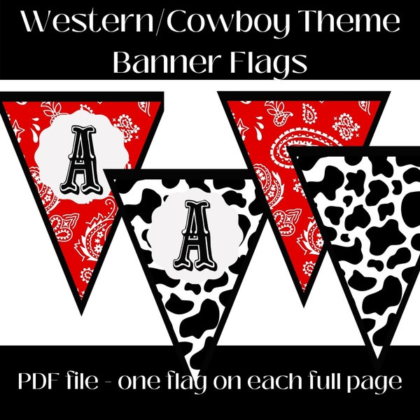 Western Banner - Etsy