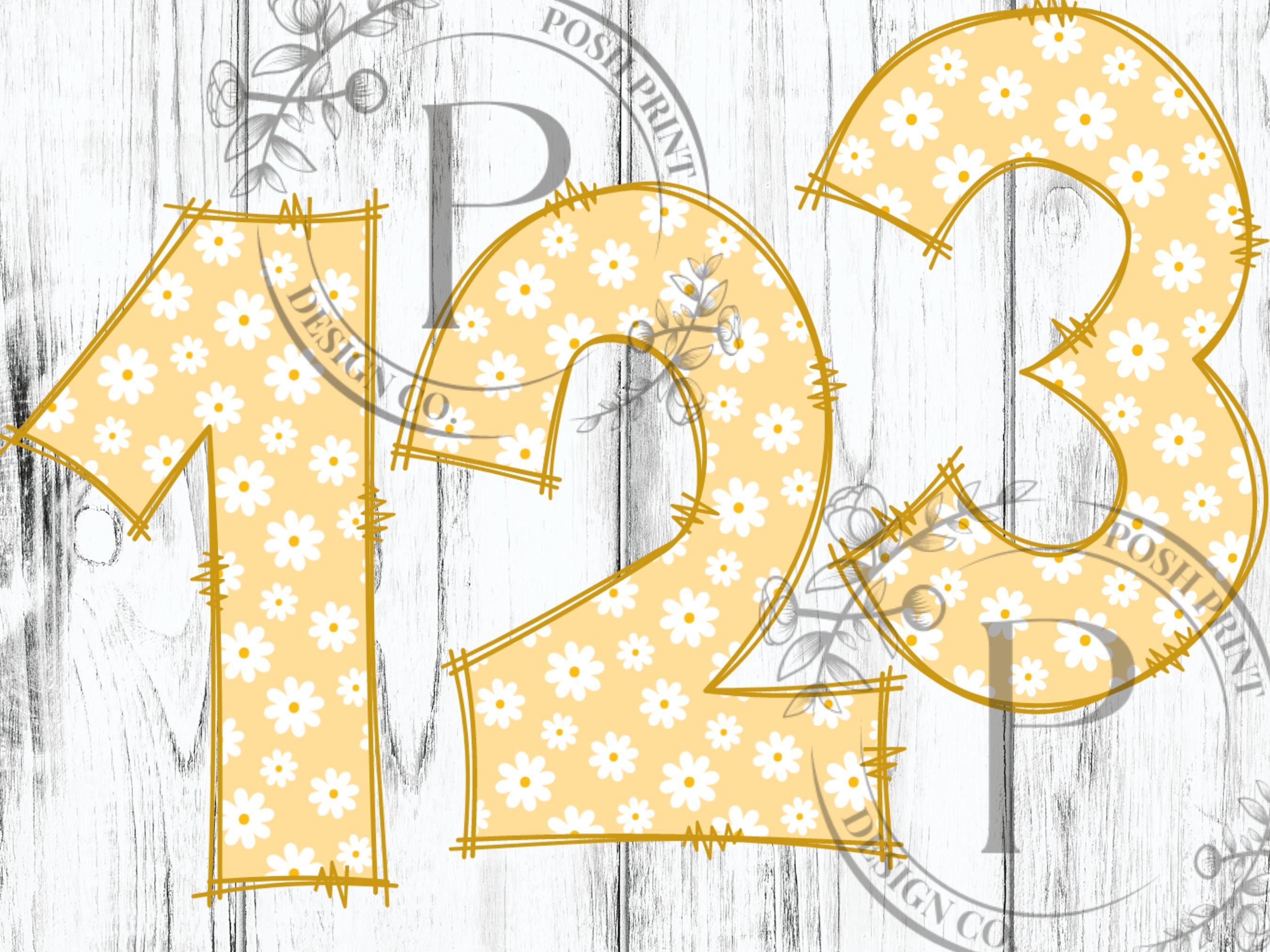 Daisies Bulletin Board Letters, Alphabet Clip Art, Letters, Clip Art ...