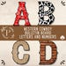 Western Cowboy Alphabet Clip Art, Bulletin Board Letters, PNG Files ...