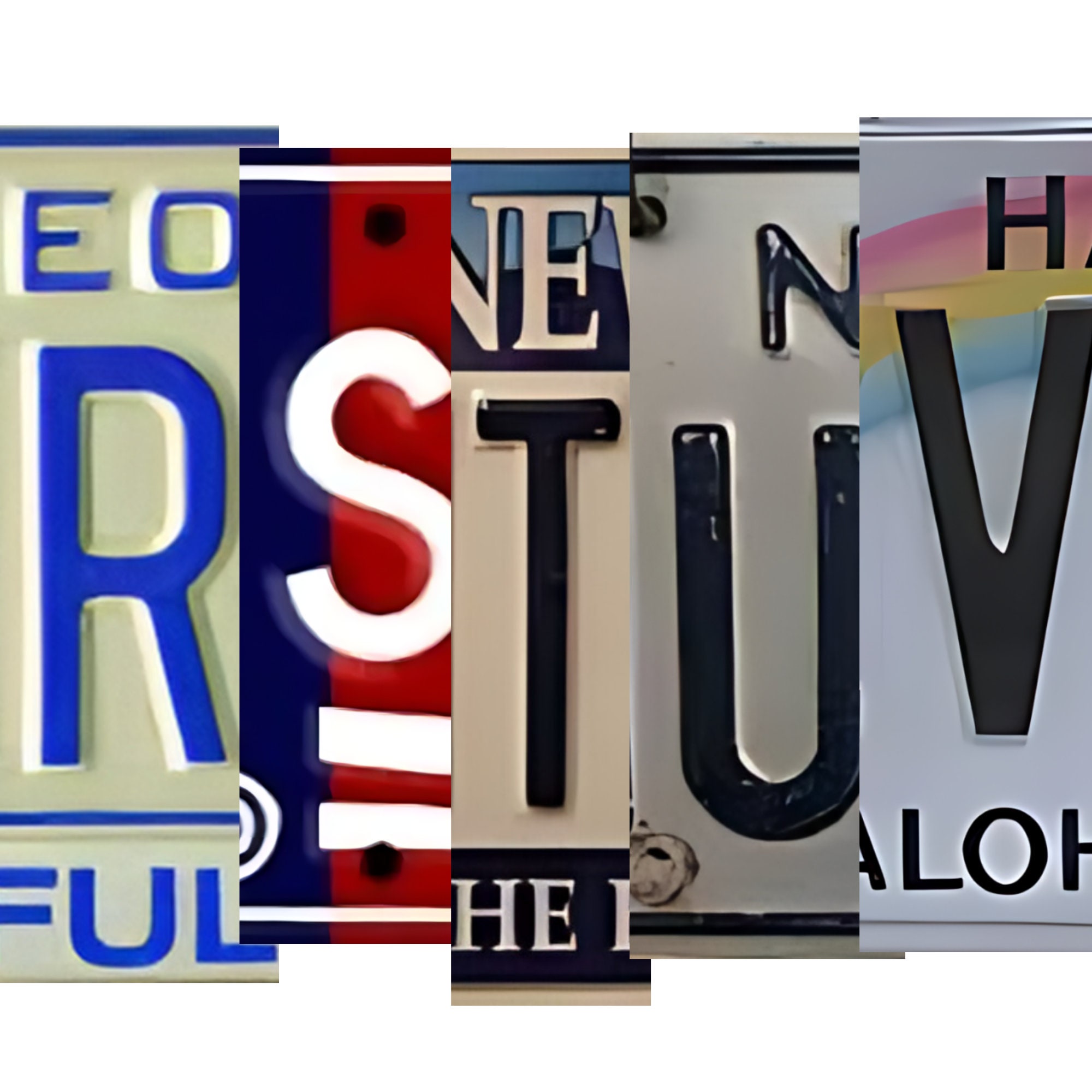 License Plate Alphabet, License Plate Numbers, PNG Files, Clip Art ...