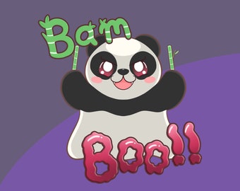 Ghost Panda Sticker - Etsy