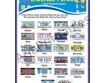 I Spy Roadtrip - Etsy