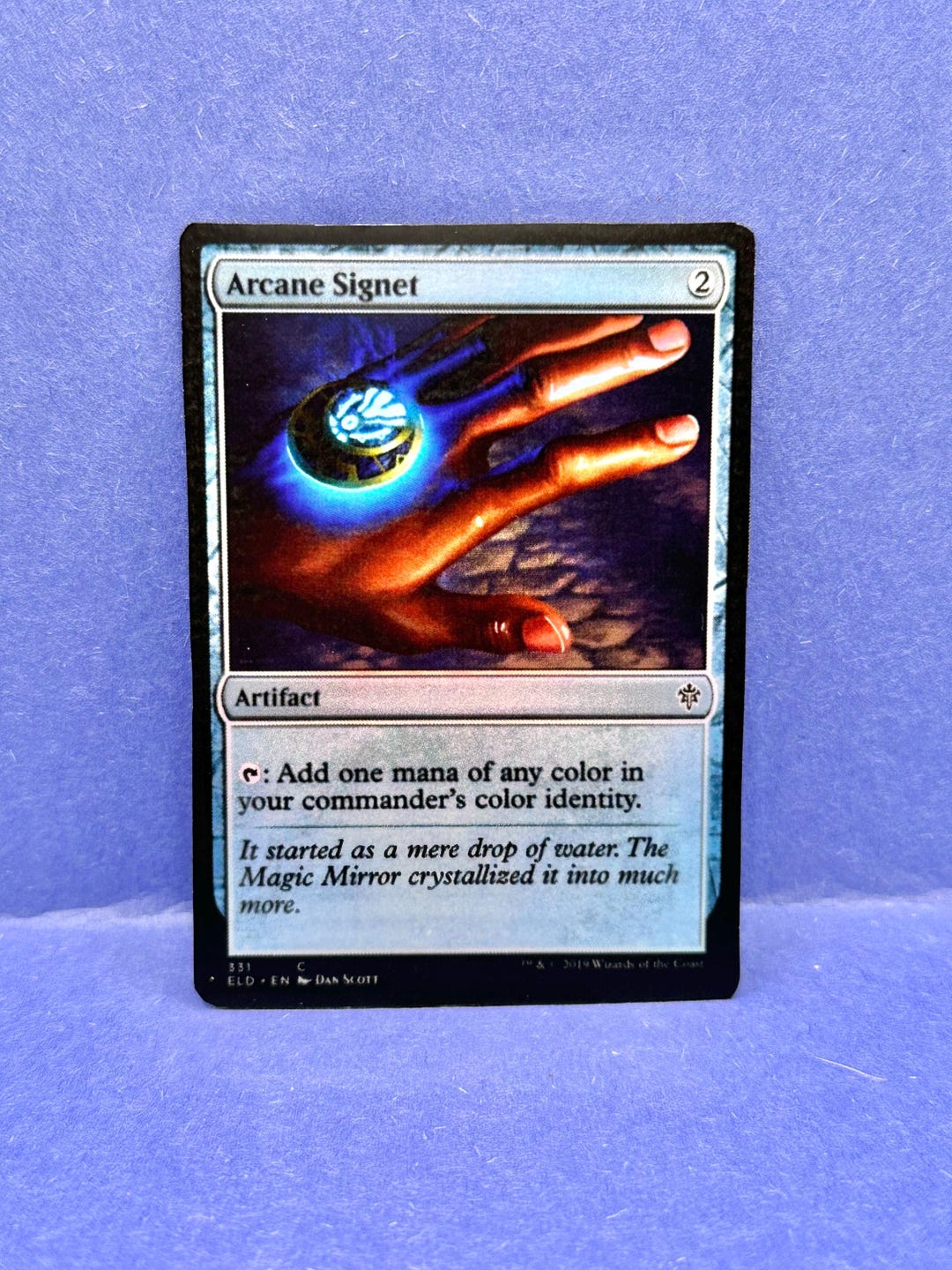 Arcane Signet Artifact Sticker Magic the Gathering Holo Mana - Etsy
