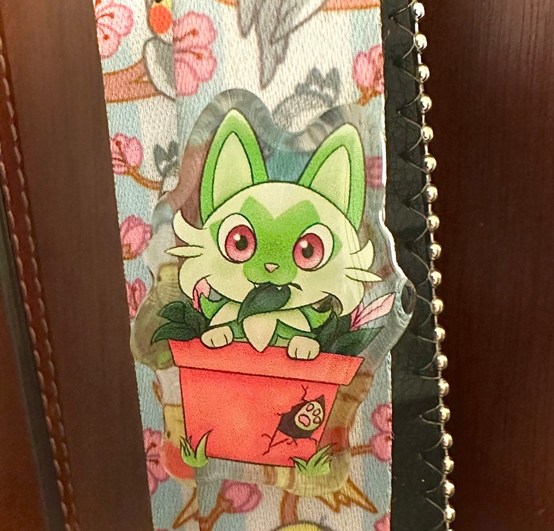 Sprigatito Pokémon Scarlet and Violet Inspired Acrylic Pin - Etsy