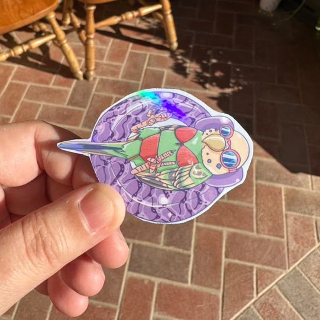 Parakeet/budgie Chillin on an Innertube in a Birdkini - Etsy