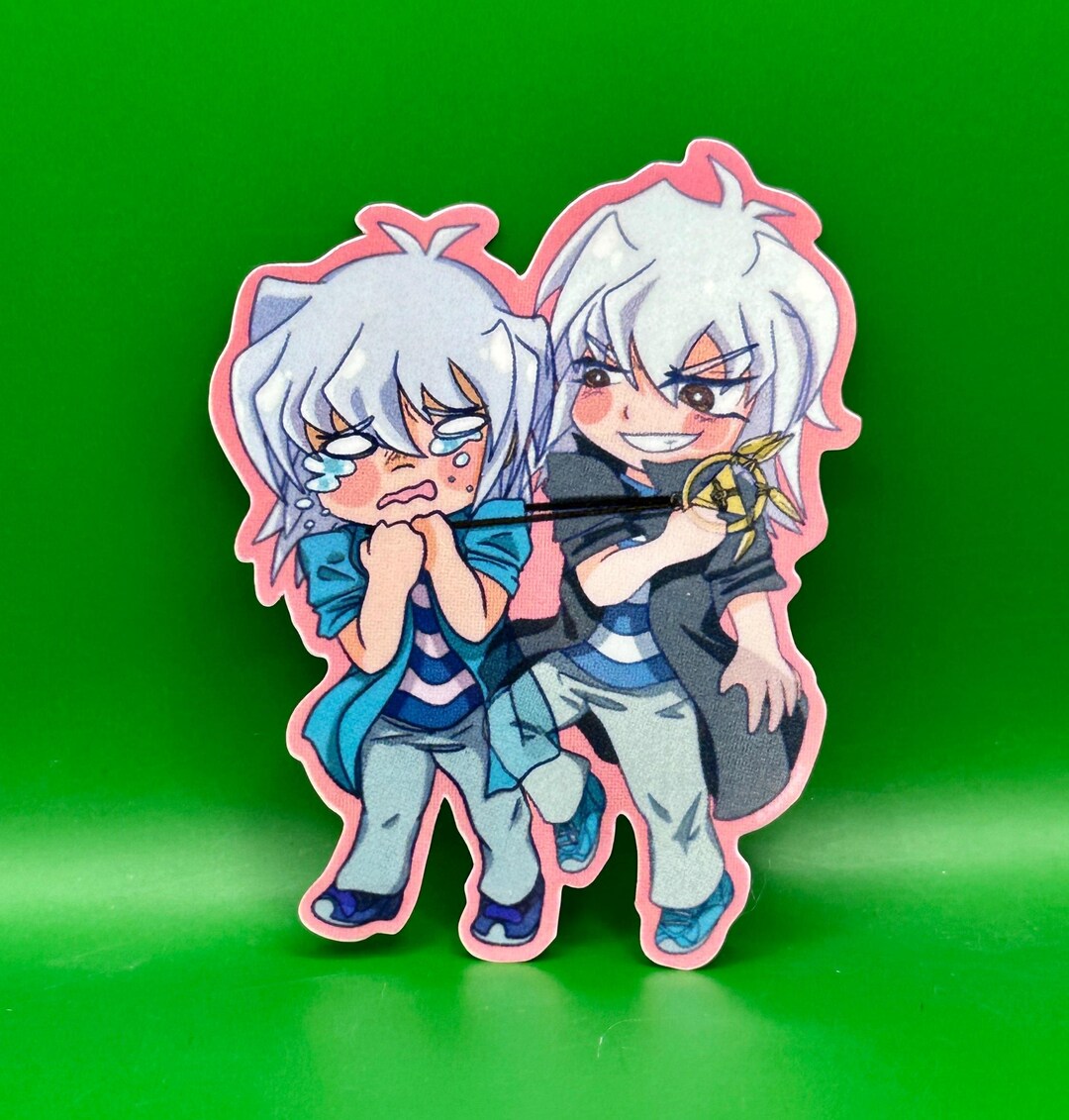 Yu-gi-oh Yami Bakura and Bakura Sticker Decal Dueling Friends - Etsy