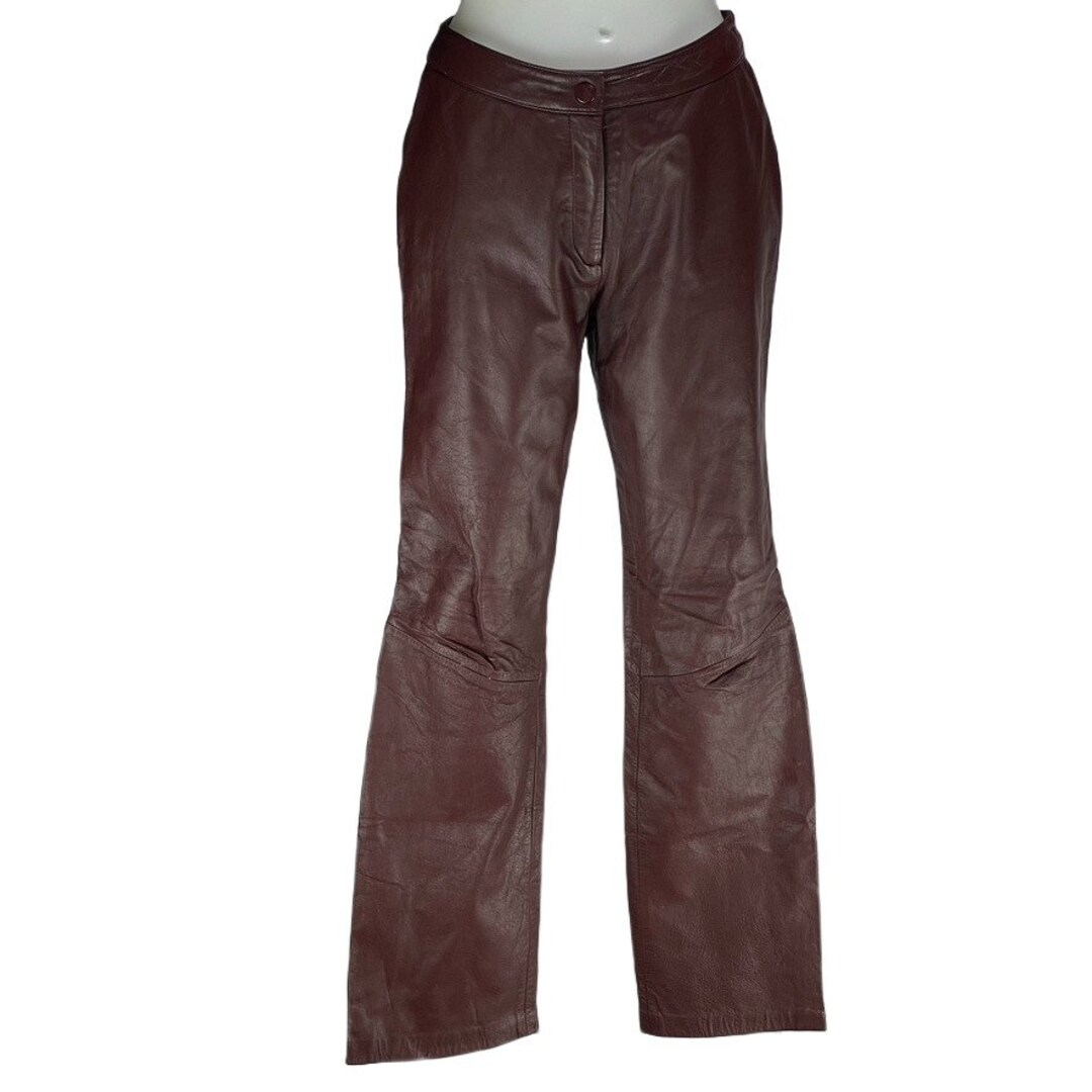 COPPER KEY Pants Smooth 100% Genuine Leather Jeans Junior Size 7 ...