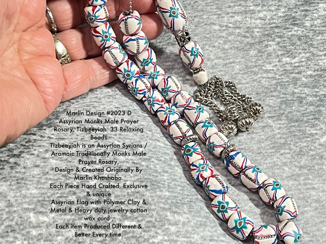 Assyrian Monks Male Prayer Rosary, Tizbeeyiah 33 Relaxing Beads - Etsy
