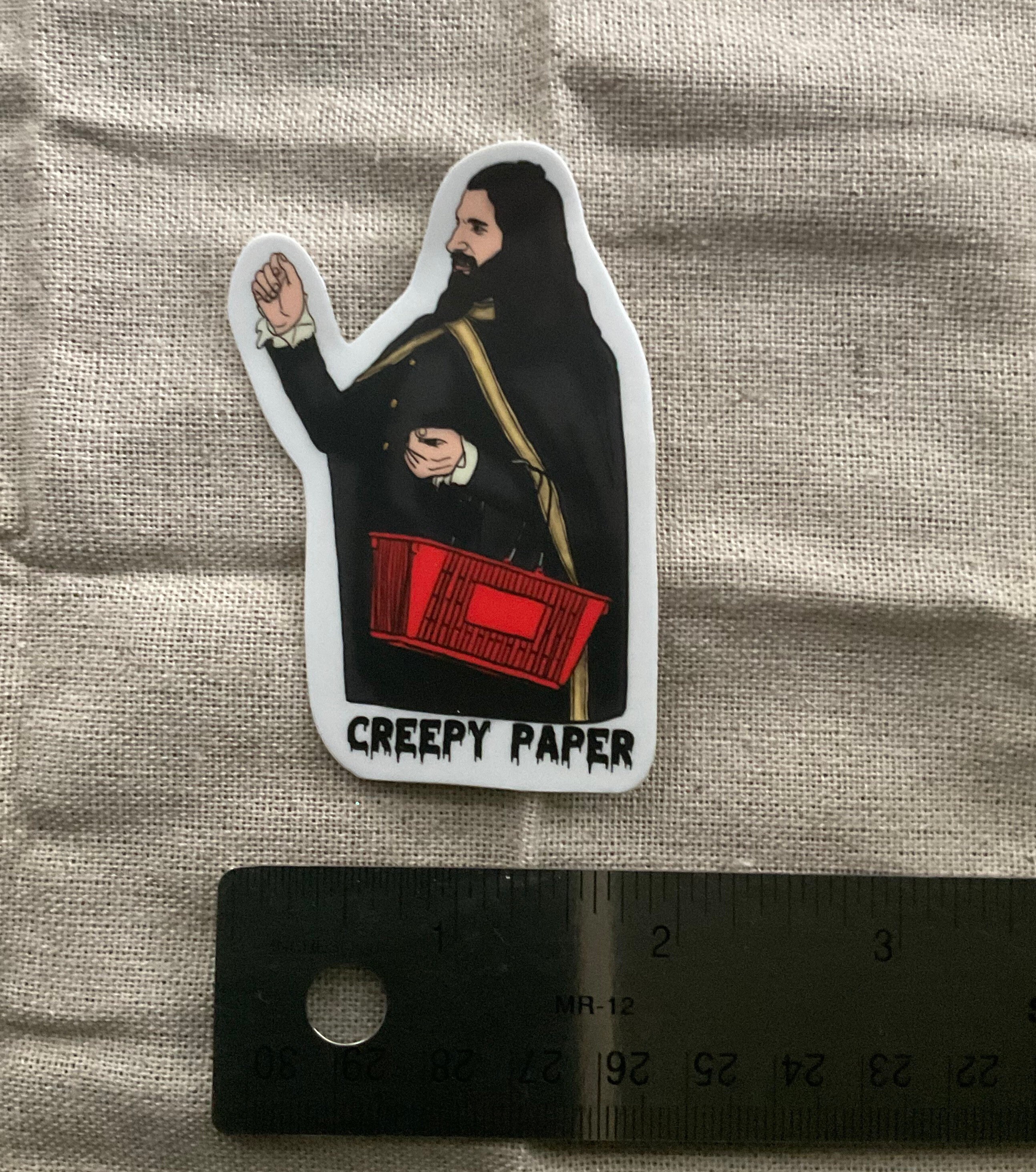 Creepy Paper Nandor the Relentless Vinyl Sticker - Etsy
