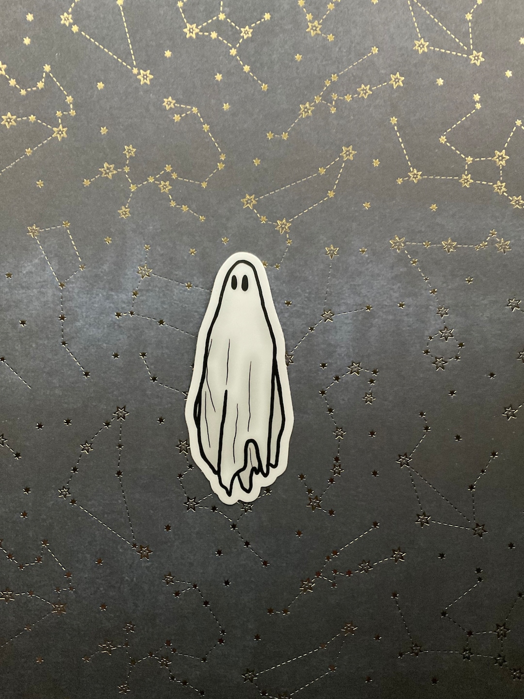 Classic Sheet Ghost Halloween Vinyl Sticker - Etsy