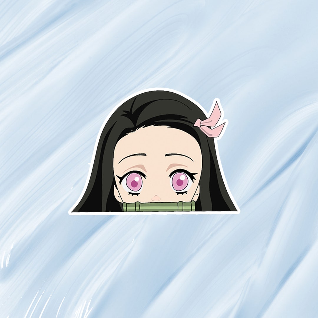 Demon Slayer Nezuko Peekaboo VINYL STICKER Car Truck Decal - Etsy Australia