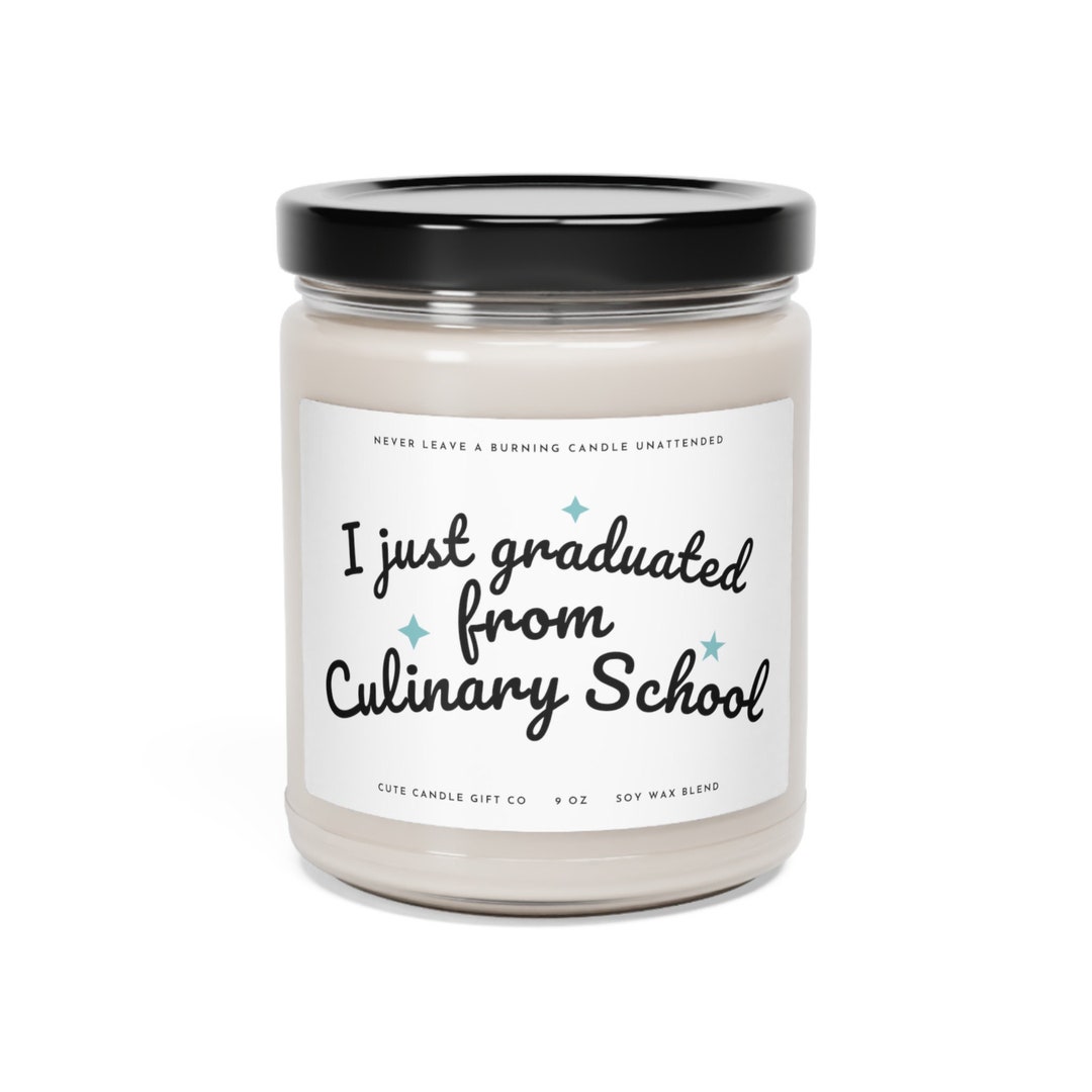Chef Present, Chef Candle, Chef Graduation Gift, Culinary School ...