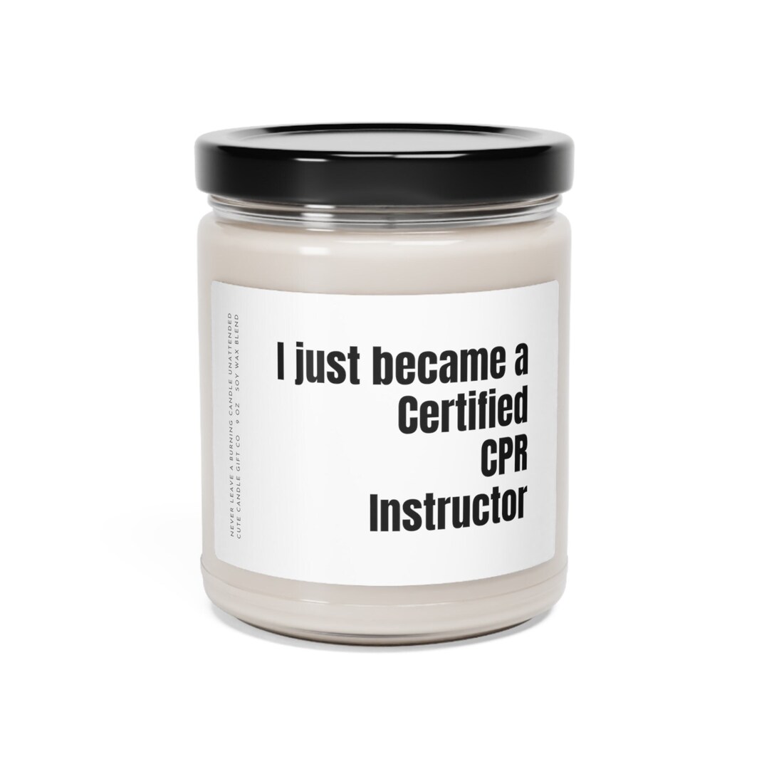 CPR Instructor Gift, Candle for CPR Instructor, Teacher Gift, Grad Gift ...