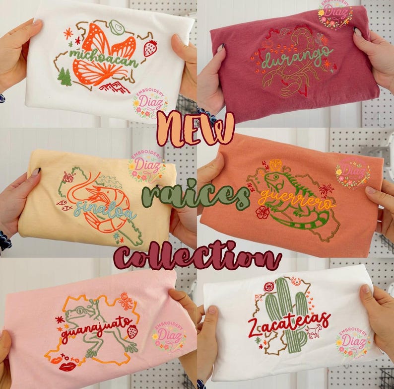 Queretaro Embroidery FILE Mexico State Design Digital Download Stitch ...