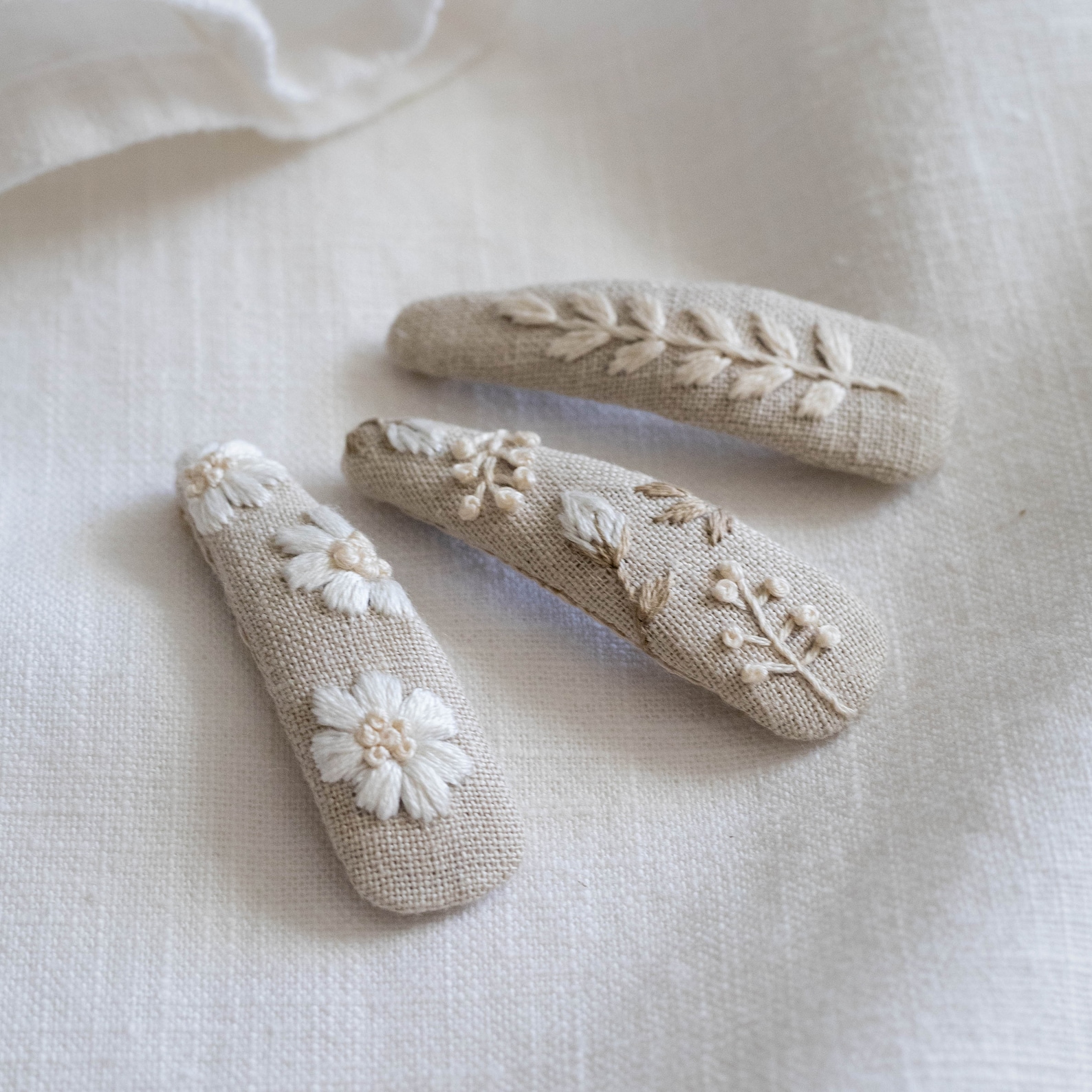 Hair Clips Embroidery Pattern Video Tutorial, Beginner Embroidery PDF ...