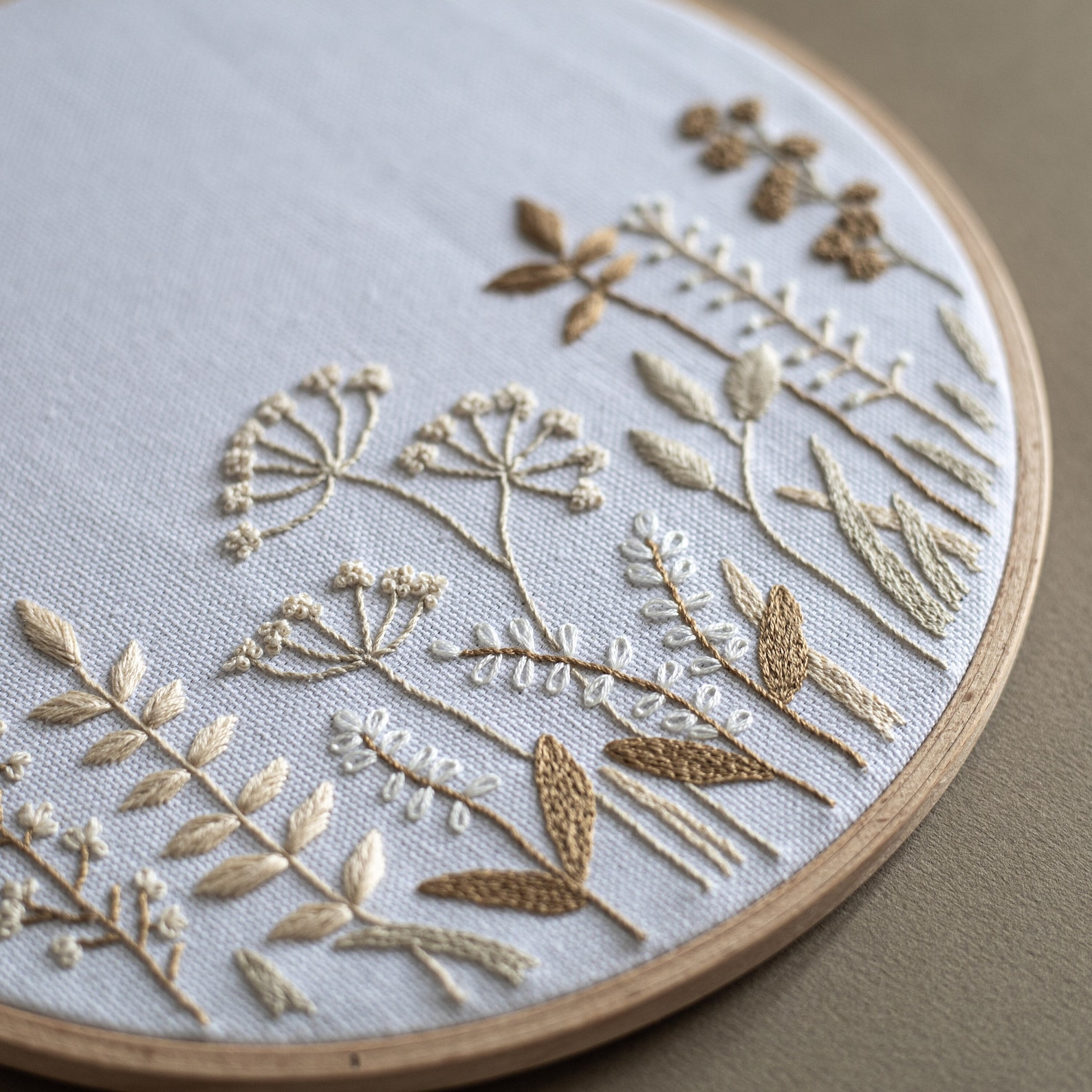 Wildflowers Meadow Embroidery Pattern Video Tutorial, Beginner ...