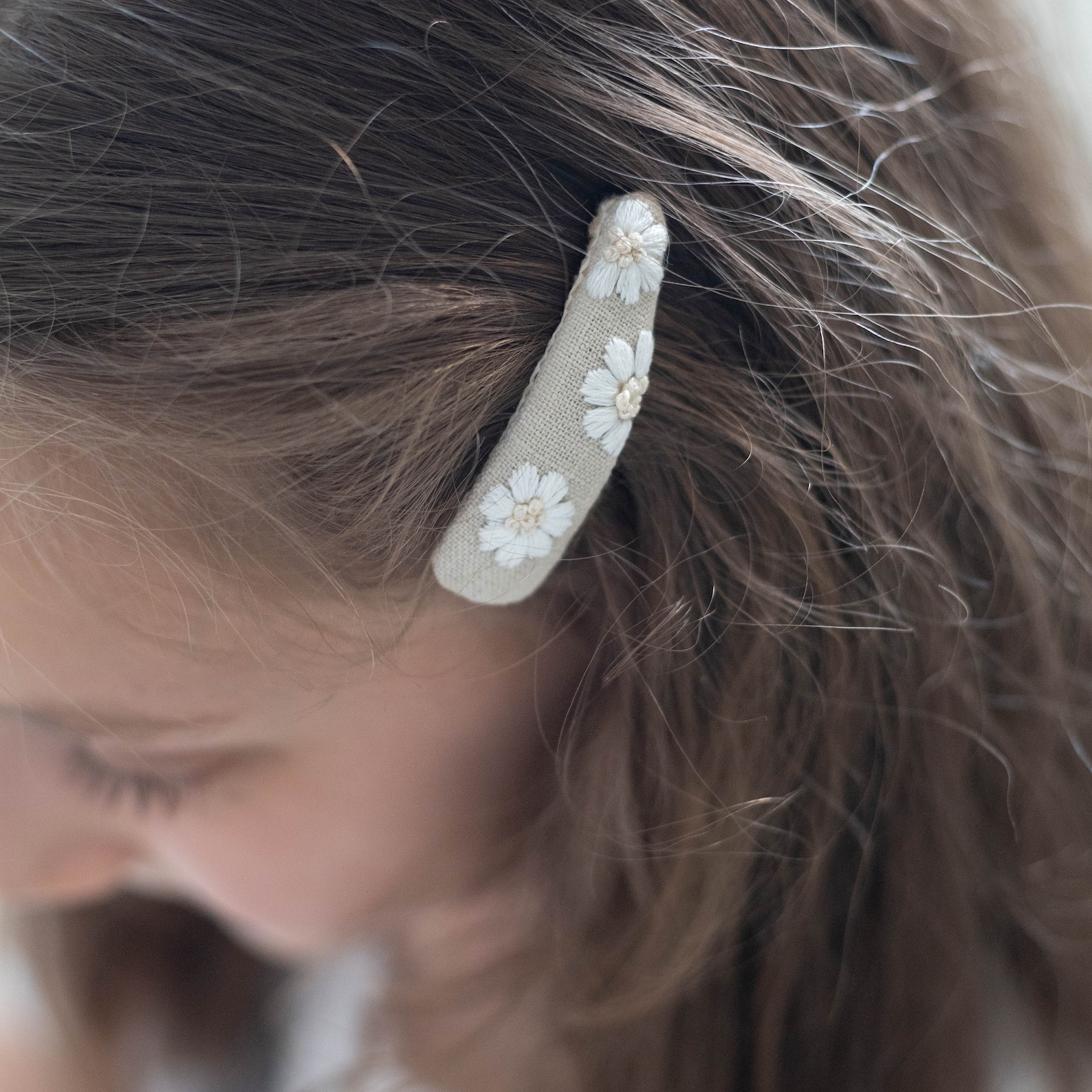 Hair Clips Embroidery Pattern Video Tutorial, Beginner Embroidery PDF ...