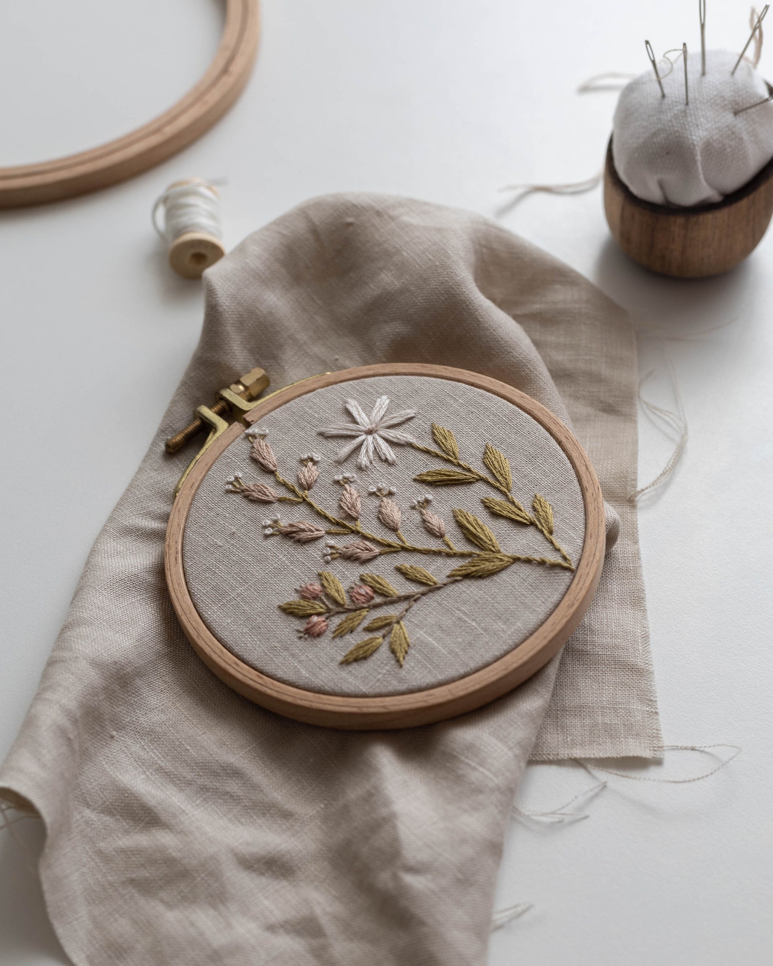 Floral Embroidery Pattern Easter Bunny Sewing Pattern - Etsy